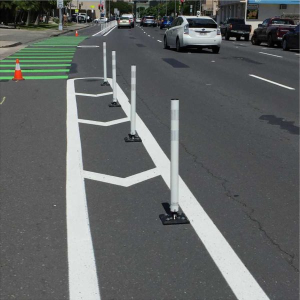 Surface Mount Delineator Spring Loaded Round Top - Kleem Inc.