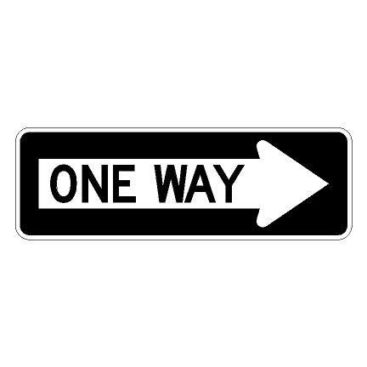 R6-1R One Way (In Right Arrow) - Kleem Inc.